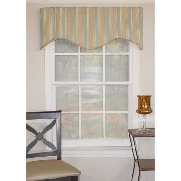 Patricia Stripe Cornice Valance - Bed Bath & Beyond - 10650351