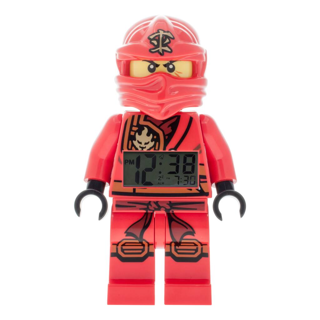 LEGO Ninjago 'Jungle Ninja Kai' Kid's Moveable Minifigure Alarm Clock ...