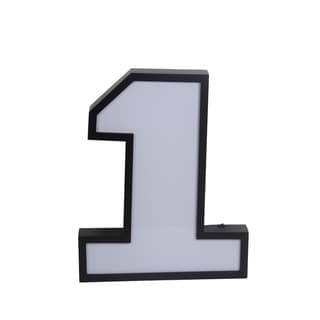 Privilge LED Number 1 Wall Decor - Bed Bath & Beyond - 10655725