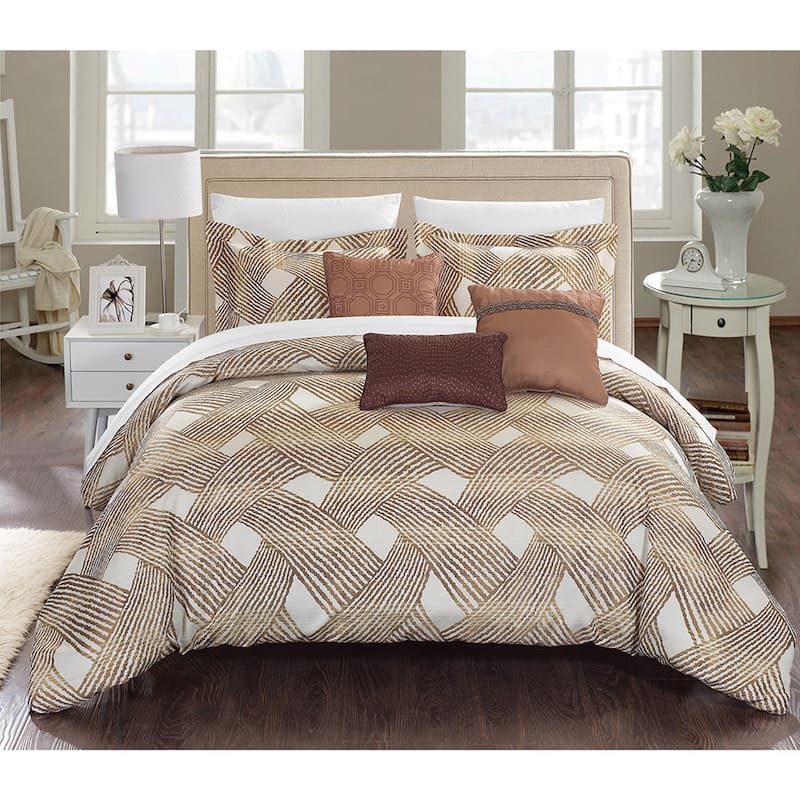 Carson Carrington Sandefjord Gold Luxury 6-piece Comforter Set ...