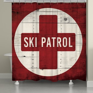 Laural Home Ski Day Shower Curtain (71-inch x 74-inch) - Bed Bath ...