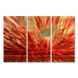 Ash Carl 'Bask' Metal Wall Art - Bed Bath & Beyond - 10695106