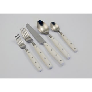 Ginkgo Le Prix 20-piece Navy Blue Flatware Set - On Sale - Bed Bath ...
