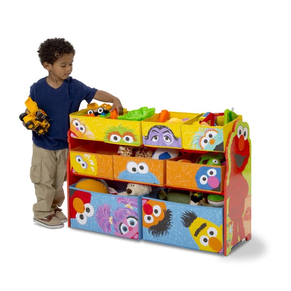 Sesame Street Deluxe Multi-Bin Organizer by Delta Children - Bed Bath ...