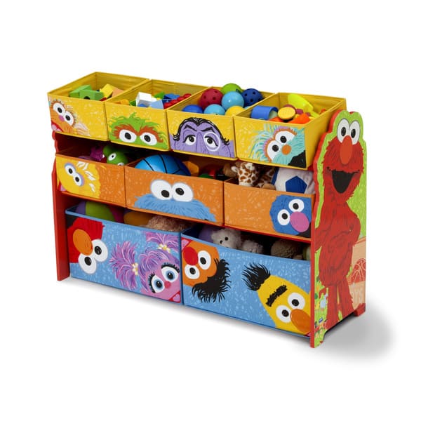 Sesame Street Deluxe Multi-Bin Organizer by Delta Children - Bed Bath ...