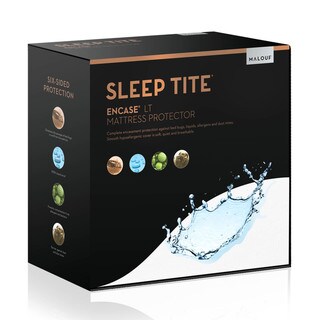 Sleep Tite Encase LT Lightweight Zippered Mattress Protector - White ...