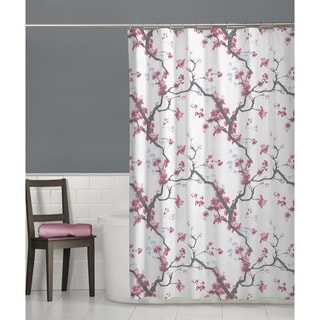 Maytex Cherrywod Fabric Shower Curtain - Bed Bath & Beyond - 10747038