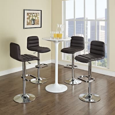 Ripple Adjustable Vinyl Bar Stools (Set of 2) - Overstock - 10756170