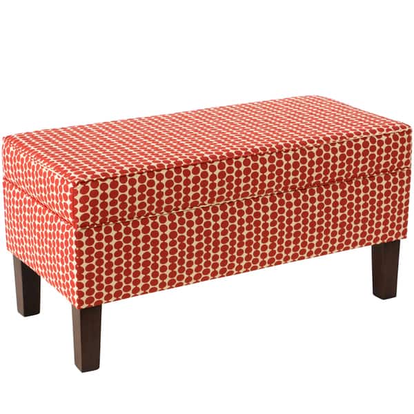 Skyline Furniture Storage Bench in Emo Ladybug - Bed Bath & Beyond ...