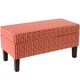 Skyline Furniture Storage Bench in Emo Ladybug - Bed Bath & Beyond ...