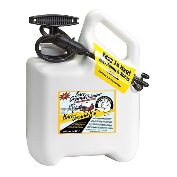 Deluxe System with Pump Sprayer and 1 Gallon Calcium Chloride Liquid ...