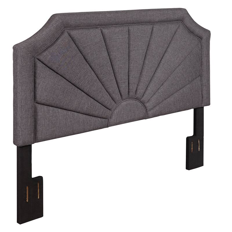 Nebraska Queen Pleated Headboard - Overstock - 10770545