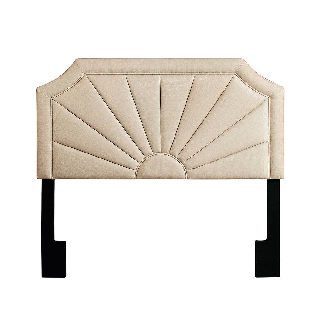 Nebraska Queen Pleated Headboard - Overstock - 10770548