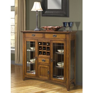 Intercon Mission Leopold Burnish Oak 54 Inch Server - Bed Bath & Beyond ...