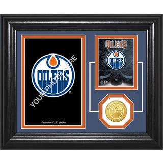 Edmonton Oilers "Fan Memories" Bronze Coin Desktop Photo Mint - Multi ...
