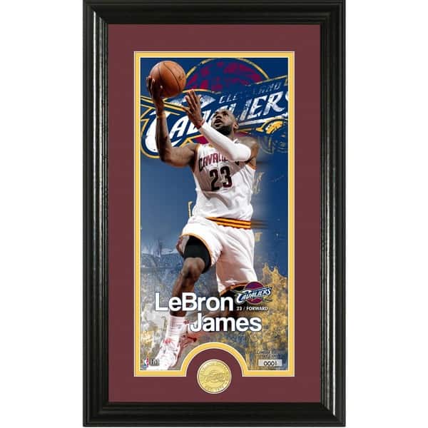 LeBron James "Supreme" Bronze Coin Panoramic Photo Mint - Multi-color ...