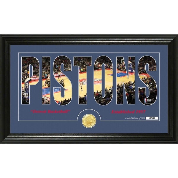 Detroit Pistons "Silhouette" Bronze Coin Photo Mint - Bed Bath & Beyond ...
