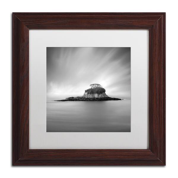 Moises Levy 'Rat Island' White Matte, Wood Framed Canvas Wall Art - Bed ...