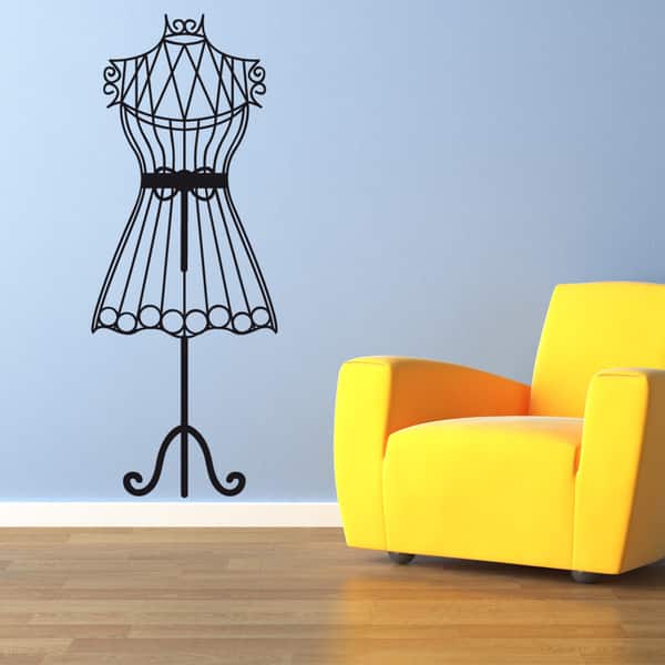 Mannequin Vinyl Sticker Wall Decor - Bed Bath & Beyond - 10808063