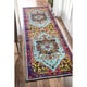 Shop nuLOOM Traditional Vibrant Vines Ornamental Runner Rug - 2'6" x 8 ...