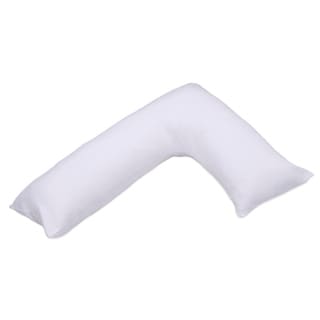 L Shaped Long Body Pregnancy Pillow with Neck Support for Side Sleeping ...