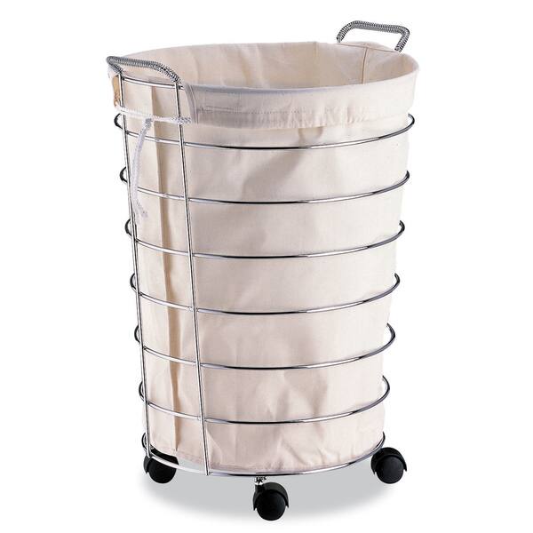 Organize It All Jumbo Laundry Basket with Canvas Bag - Bed Bath ...