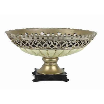D'Lusso Designs Juliana Collection Large Bowl - Overstock - 10814456