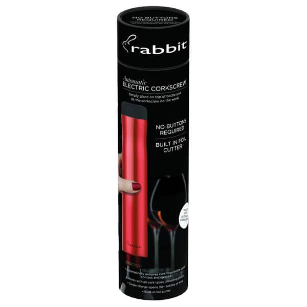 Metrokane Rabbit Automatic Electric Corkscrew, Red - On Sale - Bed Bath ...