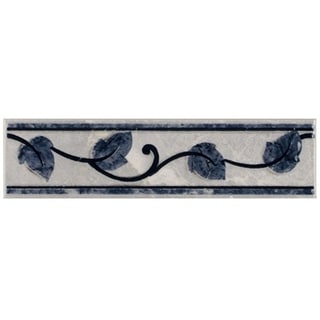 Merola Tile 2x8-inch Callista Gris Ceramic Listello Trim Wall Tile ...
