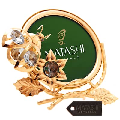 Matashi Gold LadyBug Ornament Picture Frame with Genuine Matashi ...