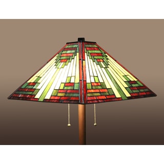 Zapanta 2-light Red Tiffany-style 25-inch Floor Lamp - Bed Bath ...