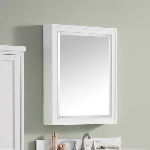 Avanity Madison 28 inch Mirror Cabinet in White finish - 28"W x 36"H ...