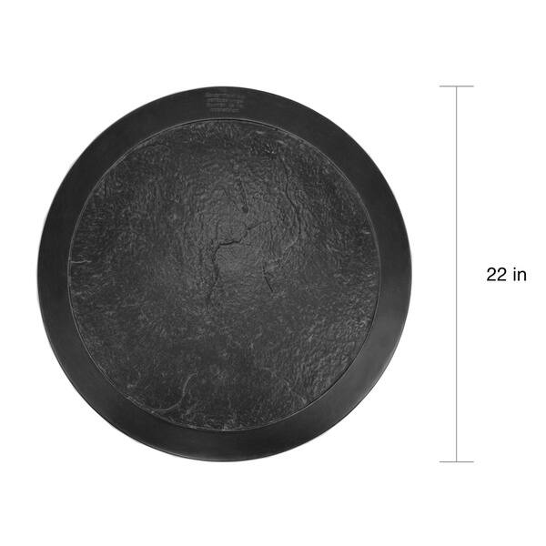 Aluminum Lazy Susan Cover for Round Propane Gas Firepit Tables or Patio ...