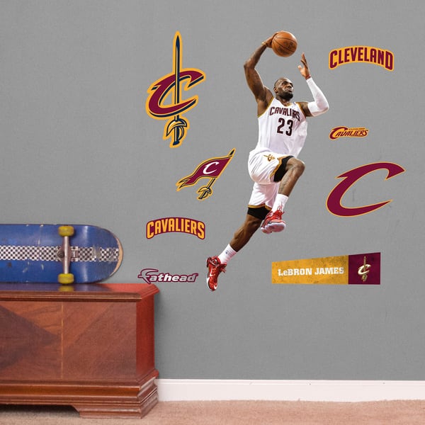 Lebron James Dunking - Fathead Jr - Bed Bath & Beyond - 10958321