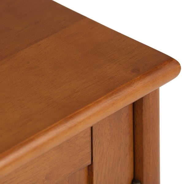 WYNDENHALL Tierney SOLID HARDWOOD 32 inch Wide Mid Century Modern Low ...