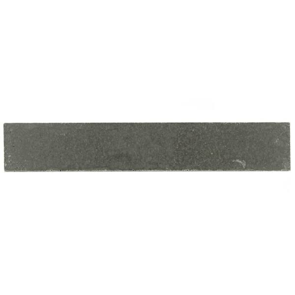 Merola Tile 2x12-inch Courant Piazza Pewter Moldura Mixed Material Trim ...