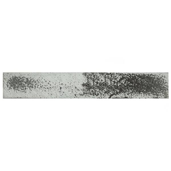 Merola Tile 2x12-inch Courant Piazza Wrought Iron Moldura Mixed ...