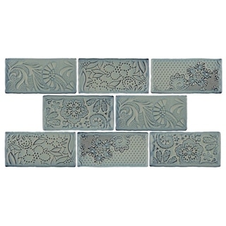 Merola Tile 3x6-inch Antiguo Feelings Griggio Ceramic Wall Tile (8 ...