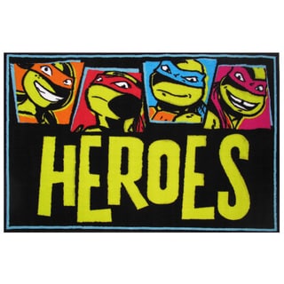Teenage Mutant Ninja Turtles 'Heroes' Area Rug - 3'3" x 4'10" - Bed ...
