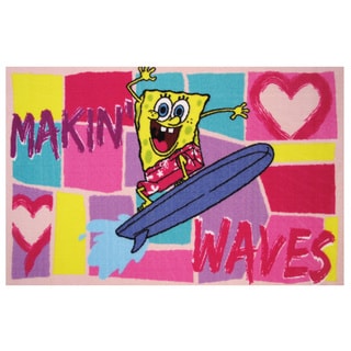 SpongeBob Making Waves Accent Rug - 1'7" x 2'5" - Bed Bath & Beyond ...
