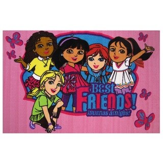 Dora the Explorer 'Best Friends' Area Rug - 4'3" x 6'6" - Bed Bath ...