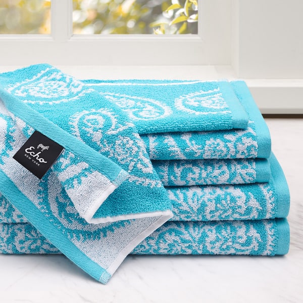 Echo Design™ Madira 6-Piece Cotton Jacquard Towel Set - Bed Bath ...