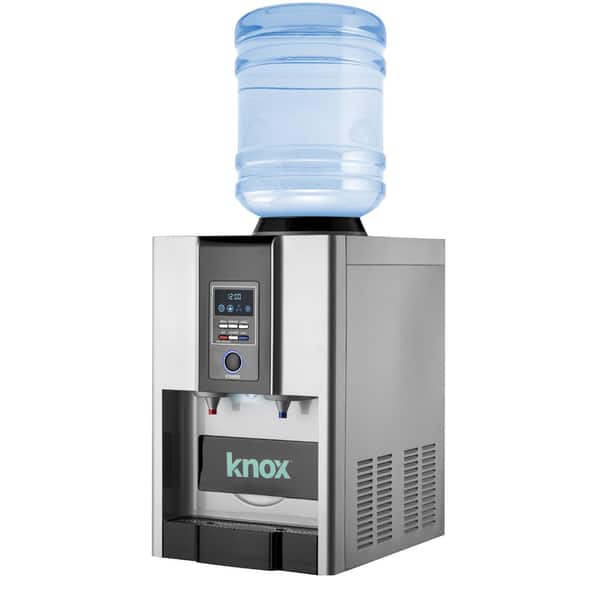 Knox Tabletop Hot/Cold Water Cooler with Built-In Instant Ice Maker ...