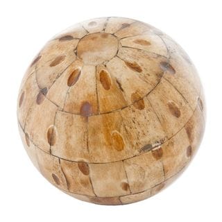 Abolla Dented Bone Sphere - Bed Bath & Beyond - 11131410