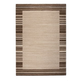 Somette Marion Collection Beige Border Area Rug - 6'7" x 9'6" - Bed Bath & Beyond - 11149539