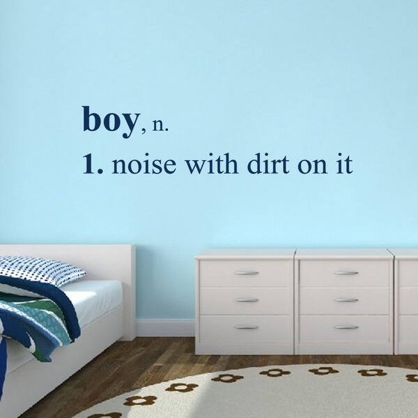 Boy Definition- Wall Decal 60 wide x 15-inch tall - Bed Bath & Beyond ...