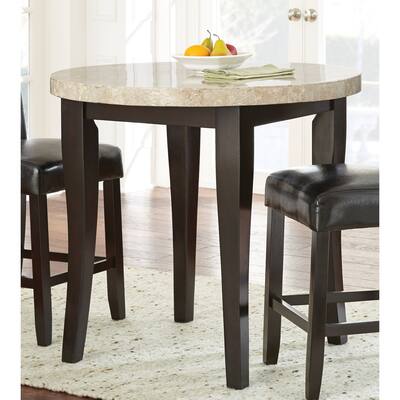 Greyson Living Malone 40 Inch Round Counter Height Table - Espresso ...