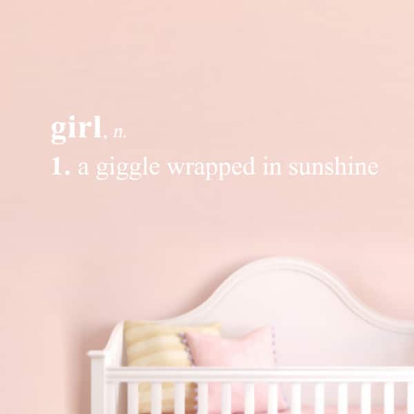 Girl Definition Wall Decal (48 x 9.5) - Bed Bath & Beyond - 11158619