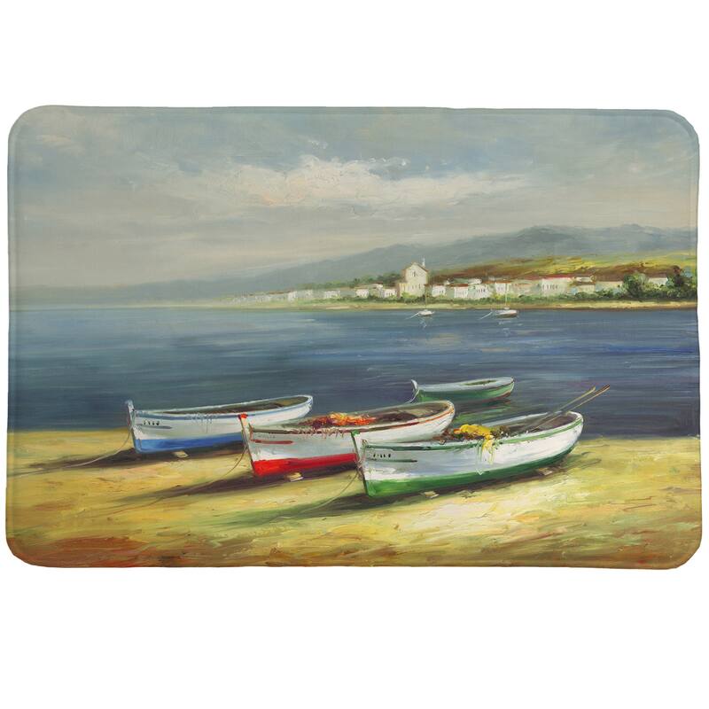 Three Boats Memory Foam Rug - Overstock - 11158624