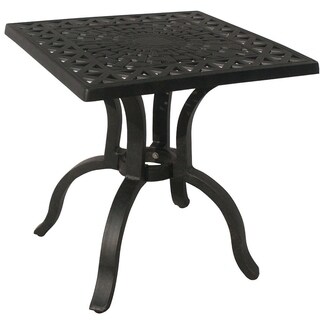 Premium Aluminum 21-inch Square Side Table - Bed Bath & Beyond - 11158799